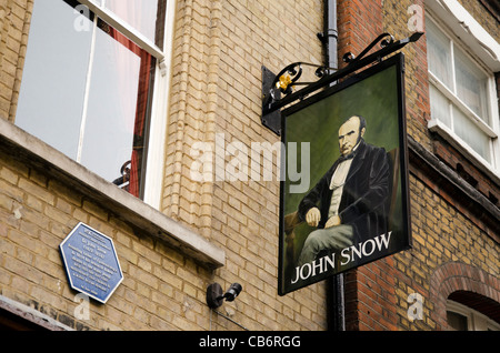 Pub, John Snow, Broadwick St, Soho, London, England, Grossbritannien ...