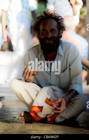 Indian man with gold teeth Stock Photo - Alamy