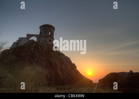 Mow Cop Castle a Victorian folly at Stoke on Trent Staffordshire Photo ...