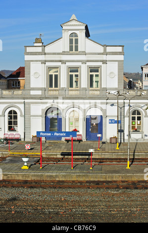 The railway station of Ronse, oldest train station of the European ...