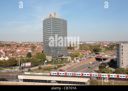 Wembley Point, building, Wembley, London, England Stock Photo - Alamy