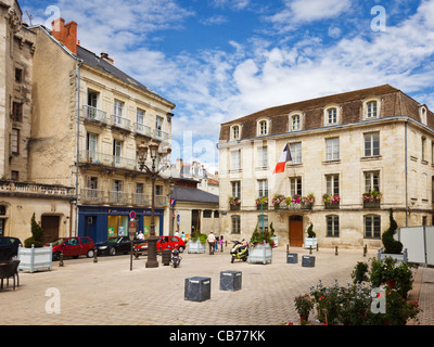 Mairie town hall Place du Marechal Leclerc Poitiers town centre Poitou ...