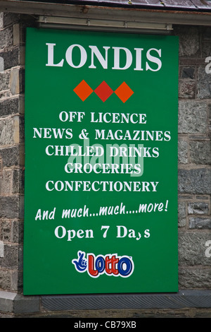 londis shop sign Stock Photo - Alamy