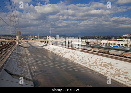 4th Street Bridge over the Los Angeles River, Downtown Los Angeles ...