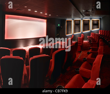 The seats and screen of screen 7 within The Empire, Leicester Square ...