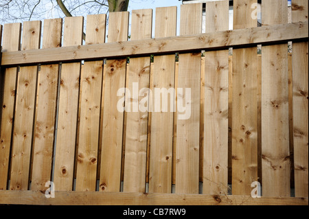COUNCIL ESTATE WOODEN FENCING ENGLAND UK Stock Photo - Alamy