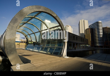 Helix Bridge at Paddington Basin, London Stock Photo - Alamy