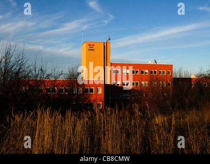 Czech Hydrometeorological Institute (CHMI) building in Prague, sign ...