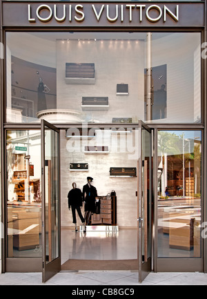 Louis Vuitton Rodeo Drive boutiques shops Beverly Hills Los Angeles ...