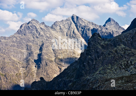 Rysy - the highest peak of Poland in winter, Tatra Mountains Stock ...