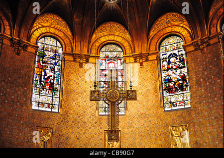 Interior View, Trinity Church, Boston, Massachusetts Stock Photo - Alamy