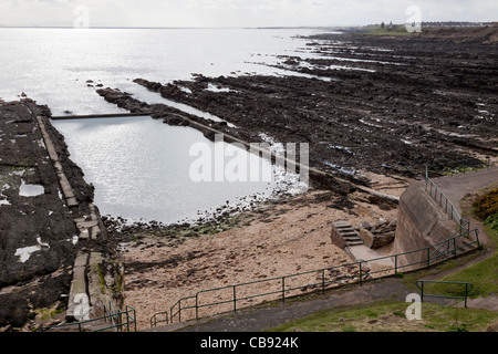 The seawater swimming pool at Pittenweem, Fife, Scotland Stock Photo ...