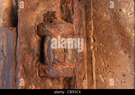 Structural failure in bunker rusty lintels concrete impregnated rust ...