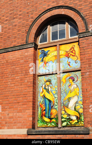 Adam and Eve graffiti on a wall, Berlin, Germany Stock Photo - Alamy
