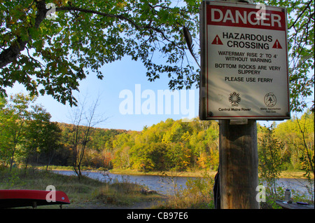 Appalachian Trail Ferry Across Kennebec River, Caratunk, Maine, USA ...