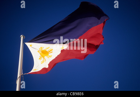National flag/colours of the Phillipines Stock Photo - Alamy