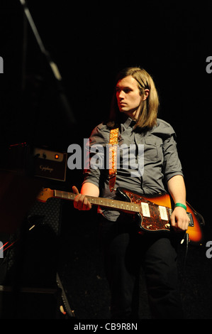 Matt Simms of Wire performs in Rome Stock Photo - Alamy