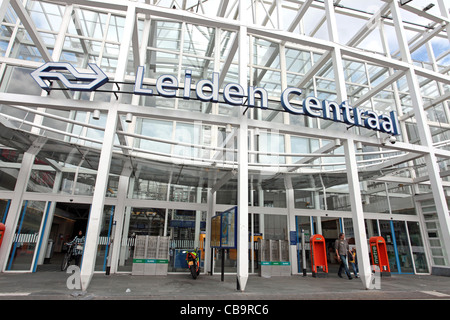 Leiden Centraal ( Central ) Train station The Netherlands Dutch Stock ...