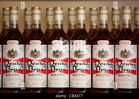 The iconic Kamiya Bar, (with glasses of beer and DenkiBran), in Asakusa ...