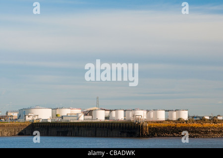 Liquid fuel tanks Stock Photo - Alamy