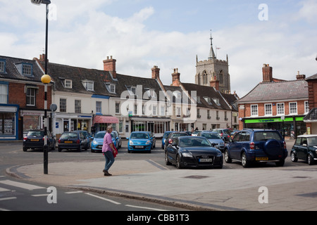The Market town of Aylsham Norfolk and the Church of St Michael and All ...