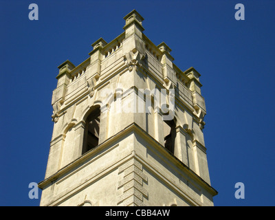 The Italian style tower at Pantglas Hall in Carmarthenshire, South West ...