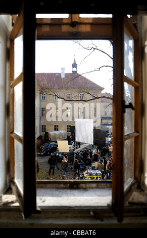 Director Petr Nikolaev during shooting of historic movie Lidice. (CTK ...