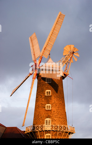 Boston Windmill by night Stock Photo - Alamy