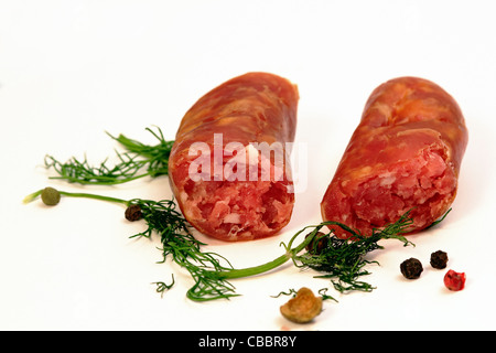german sousage rohesser Stock Photo - Alamy