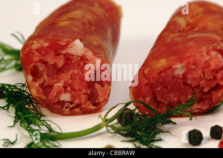 german sousage rohesser Stock Photo - Alamy