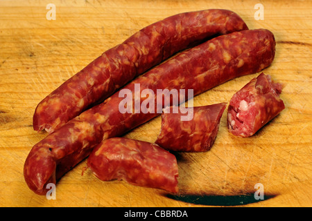 german sousage rohesser Stock Photo - Alamy