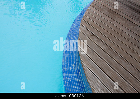 some graphic semi-circle pool detail Stock Photo - Alamy