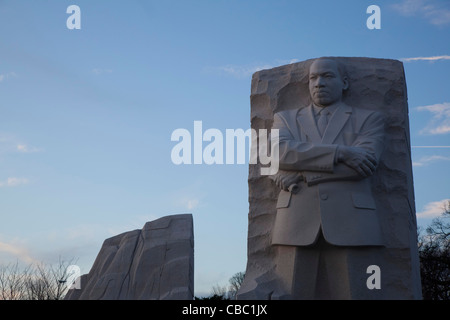 The Martin Luther King Memorial, a monument to the leader of the Civil ...
