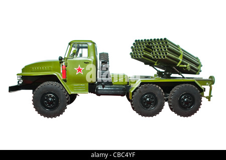 Russian mobile missile launcher on the position Stock Photo - Alamy