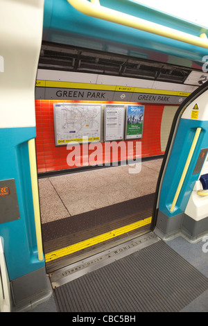 A view from the London Underground tube system. Millions of travelers ...