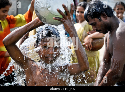 Women and children gather water from pumps in India Stock Photo - Alamy