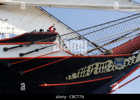 The STS Sedov, a 4-masted steel barque at Sail Amsterdam in 2010 Stock ...