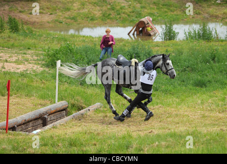 Three Day Event: Equestrian Accident Stock Photo - Alamy