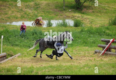 Three Day Event: Equestrian Accident Stock Photo - Alamy