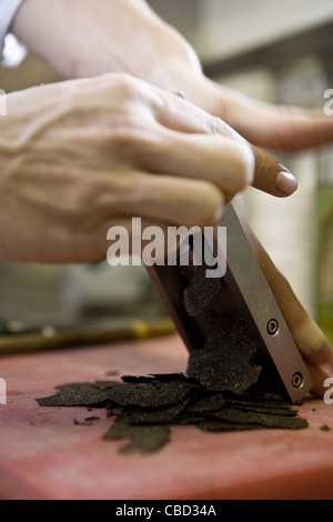 Slicing a truffle Stock Photo - Alamy