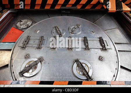 Lid of reactor LR-0, nuclear reactor in The Nuclear Research Instute in ...