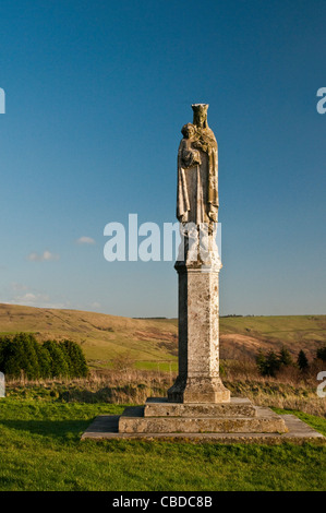 Virgin Mary statue in Our Lady of Lebanon sanctuary, Harissa, Lebanon ...
