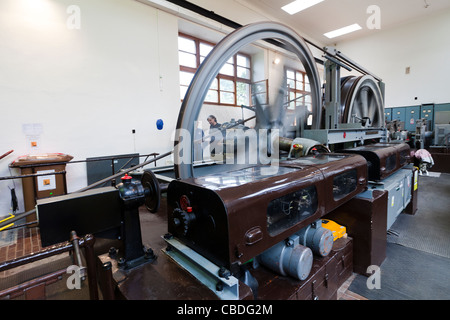 The engine room of the Petrin funicular, famous Prague's tourist ...