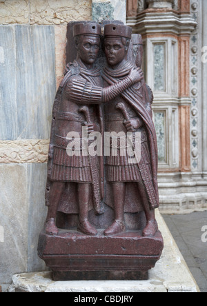 Tetrarchs - The porphyry statue of the Four Tetrarchs, Venice, Italy ...