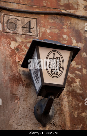 Via dei Cappellari street sign in Rome Stock Photo - Alamy
