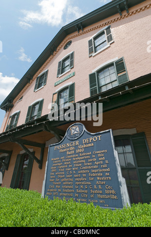 Alabama, Huntsville, Historic Huntsville Depot & Museum circa 1860 ...