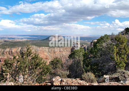 Cedar Mountain, Grand Canyon. American landscape in Arizona Stock Photo ...