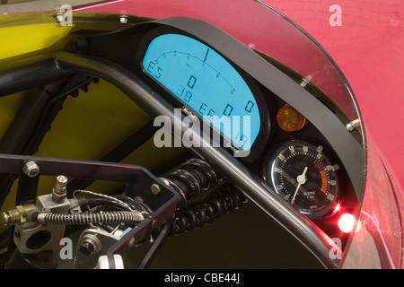 Cockpit or cabin in a drag racing car Stock Photo - Alamy