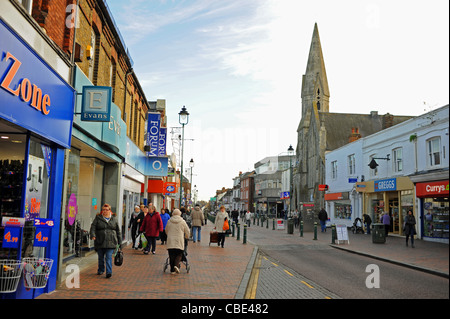 Sittingbourne High Street, Sittingbourne, Kent, England, United Kingdom ...