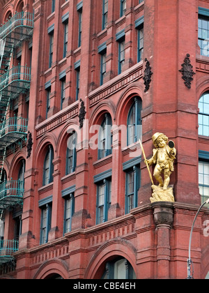 Fire Escape to Puck Building in Nolita, Manhattan, New York Stock Photo ...